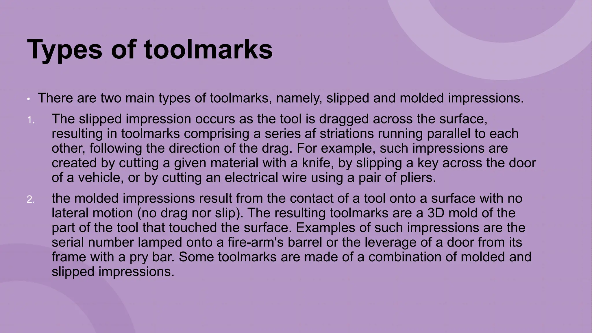 Soil-analysis,toolmarks, casting, and molding1.pptx