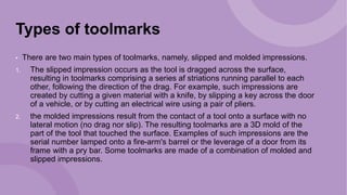 Soil-analysis,toolmarks, casting, and molding1.pptx