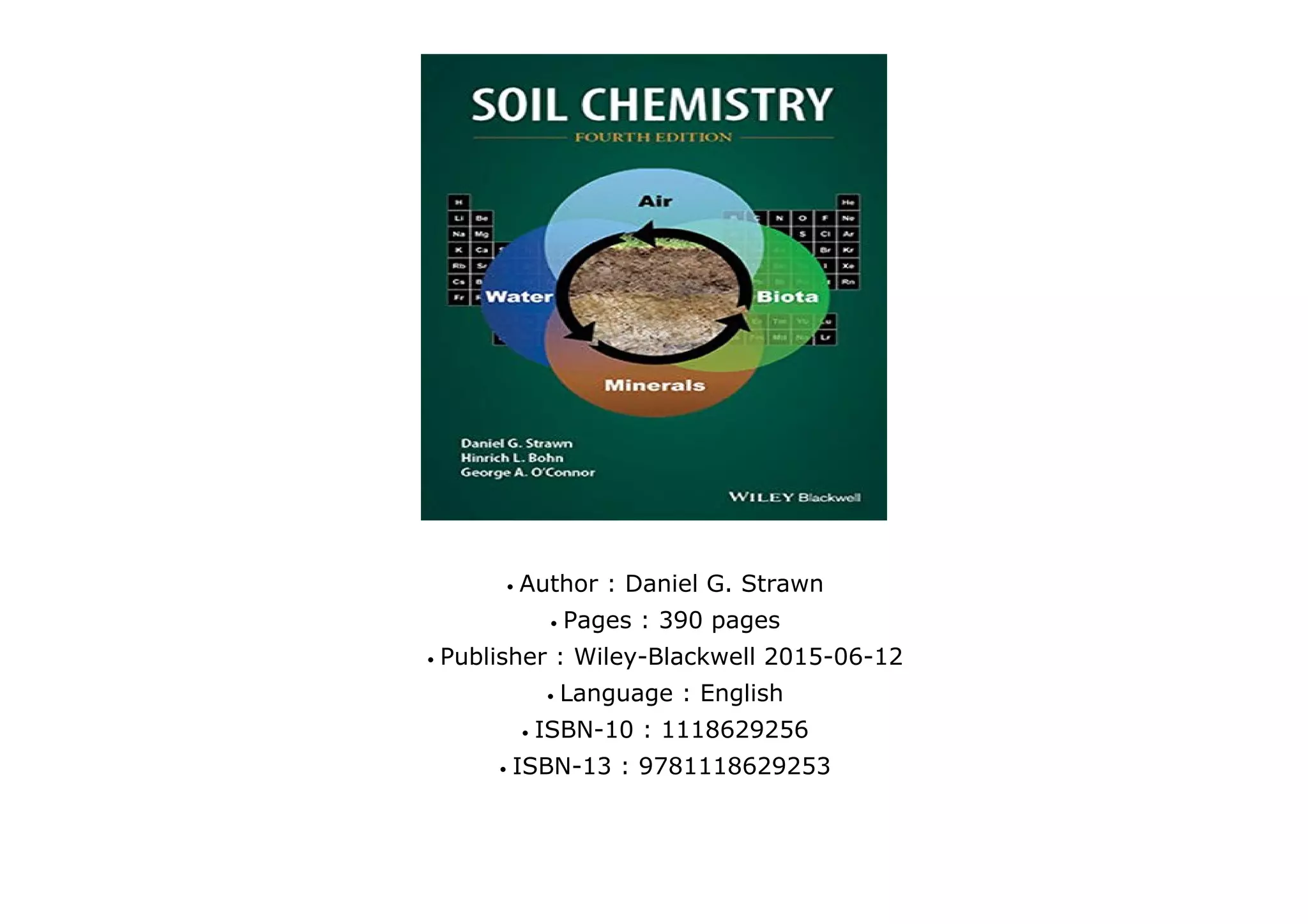 Soil Chemistry | PDF