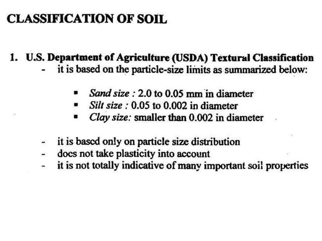 Classification and Interpretaiton of Soil | PDF