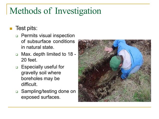 Soil exploration | PPT