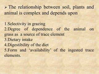 Soil plant-animal relationship | PPT