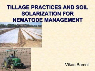 Soil solarization by vikas Bamel (2011) | PPT