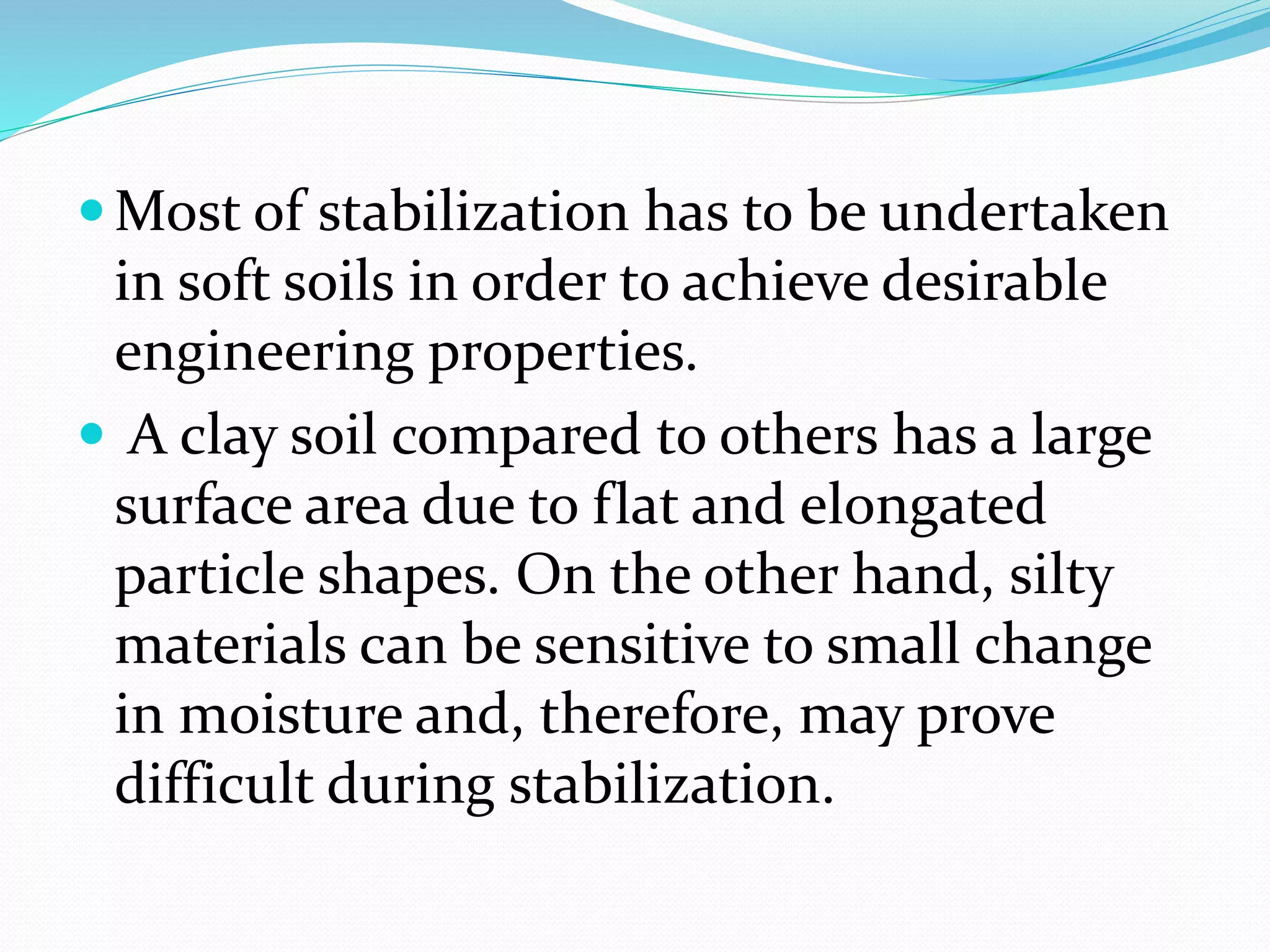 Soil stabilization techniques | PPTX
