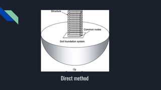 Soil structure interaction | PPTX
