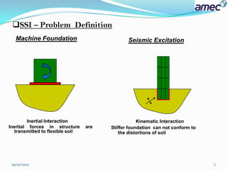 Soil structure interaction amec presentation-final | PPTX