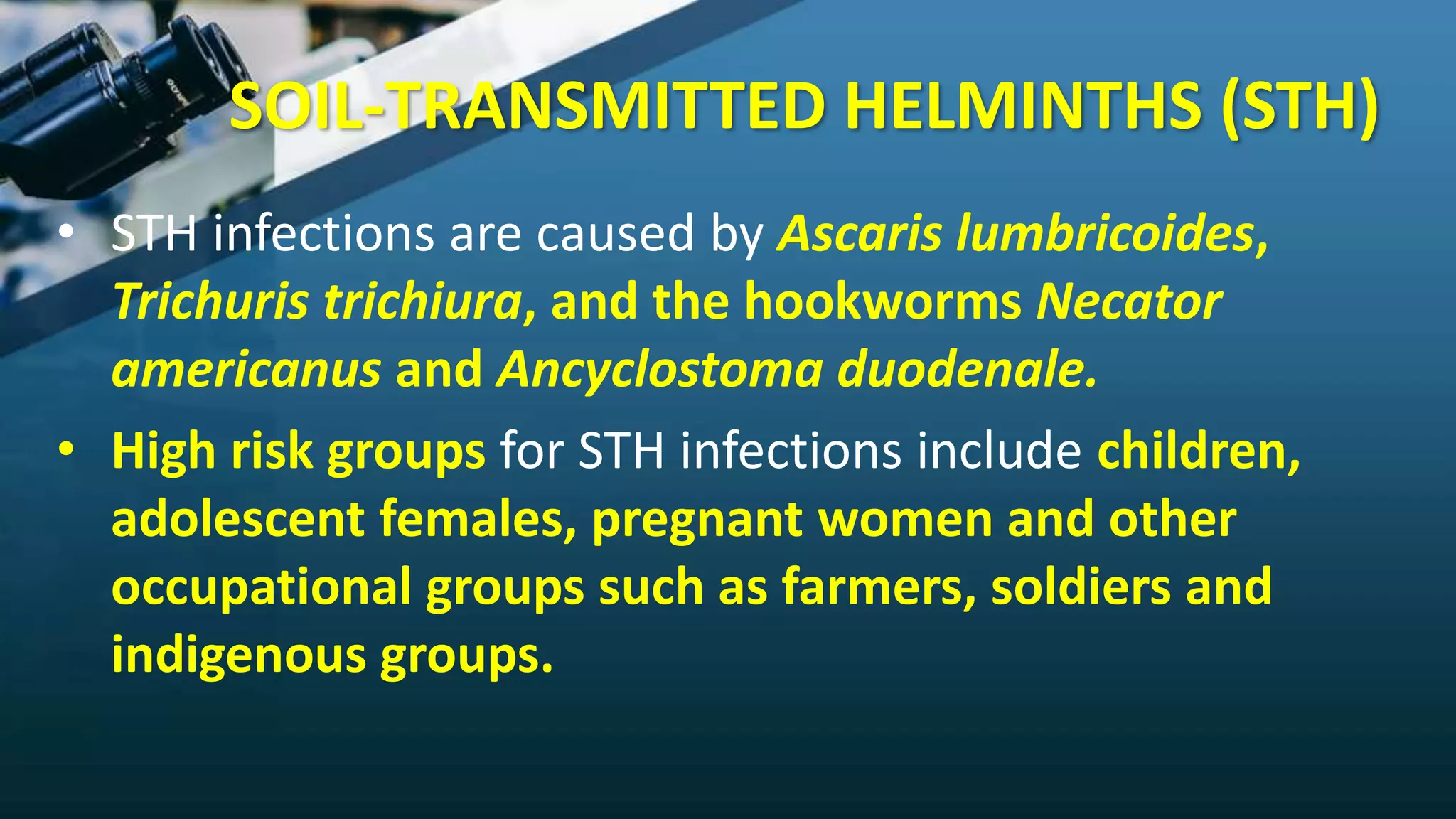 Soil transmitted helminths | PPTX