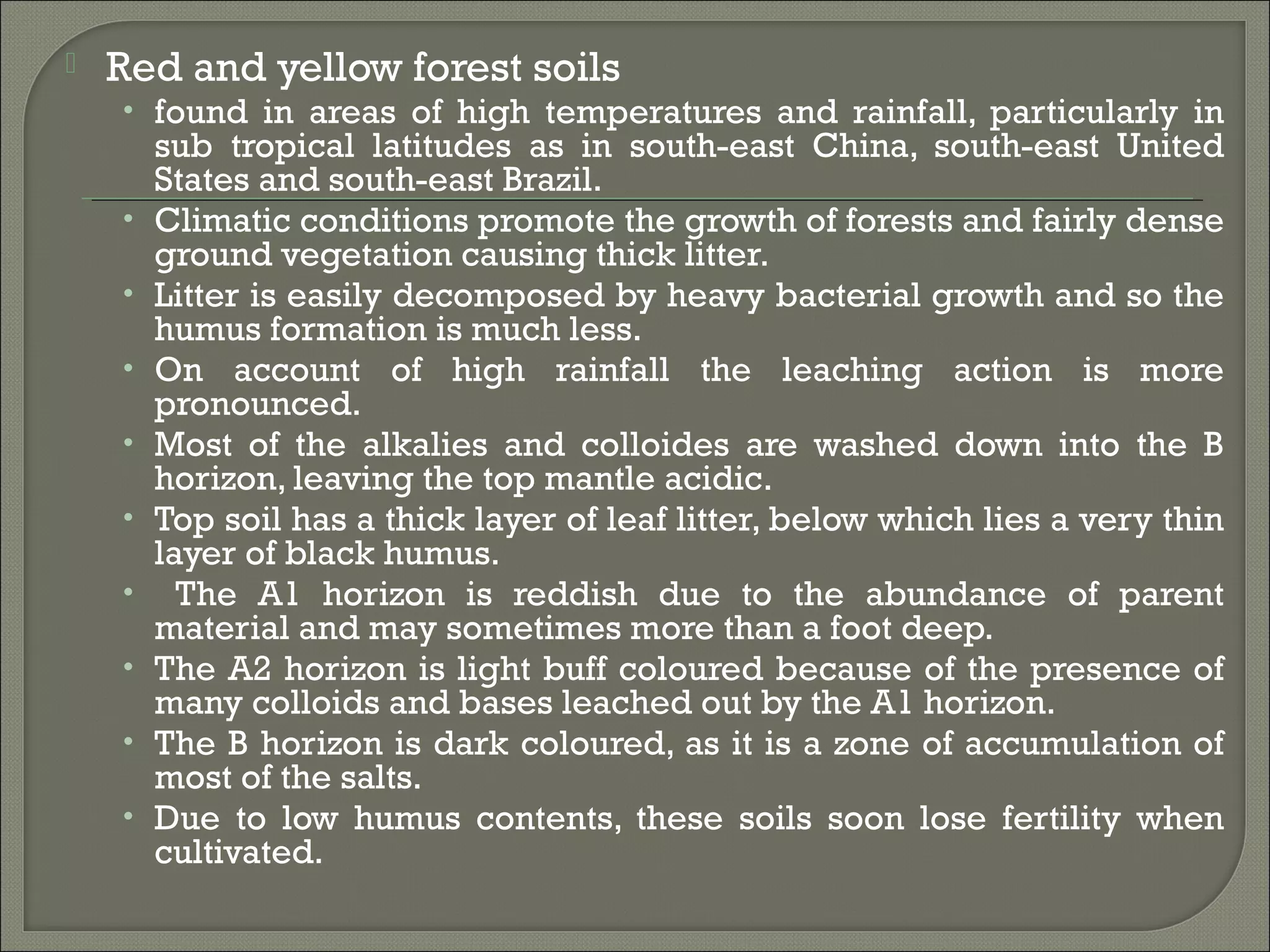 Soil types-1, zonal soil , azonal soil | PPT