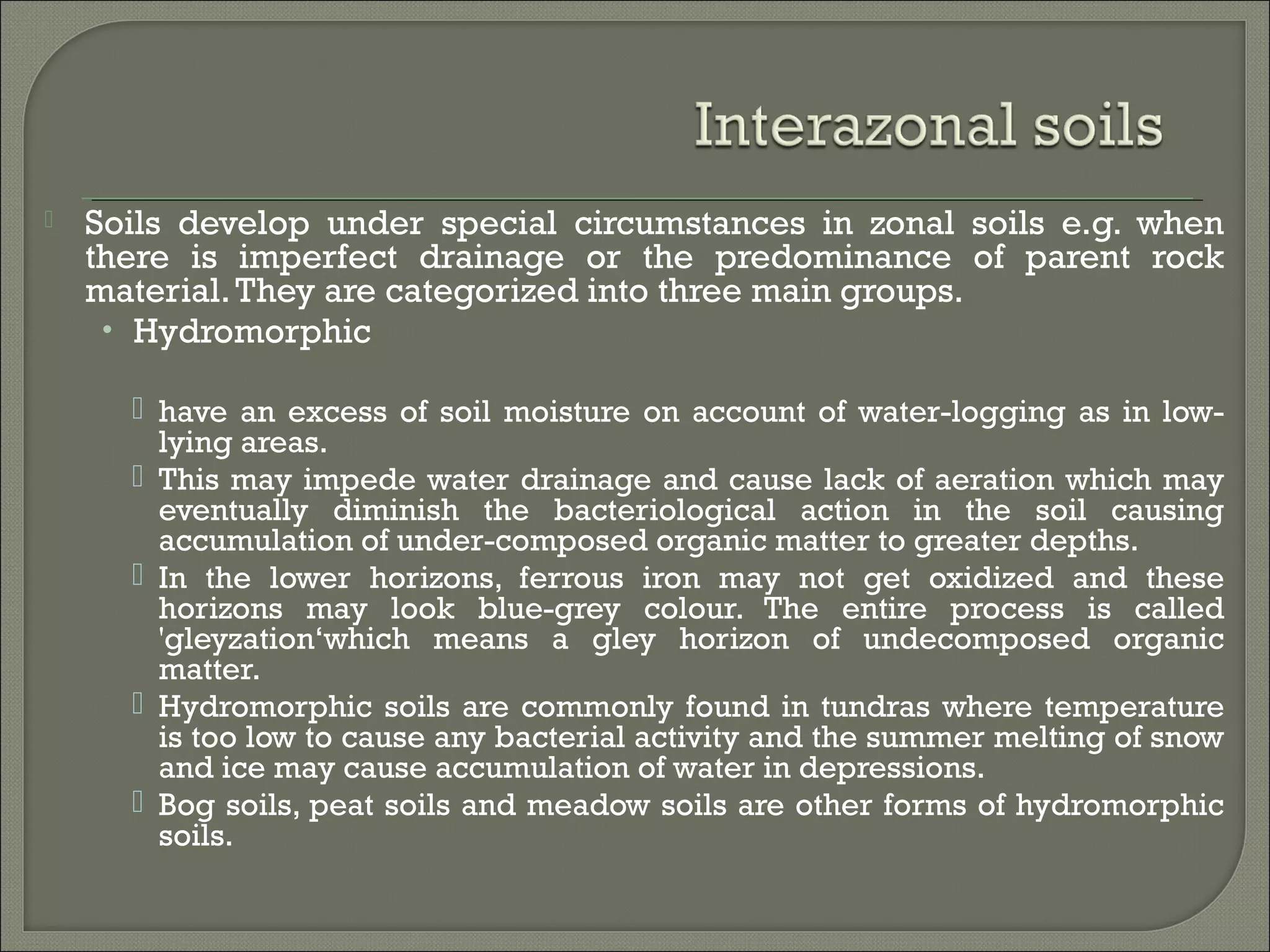 Soil types-1, zonal soil , azonal soil | PPT