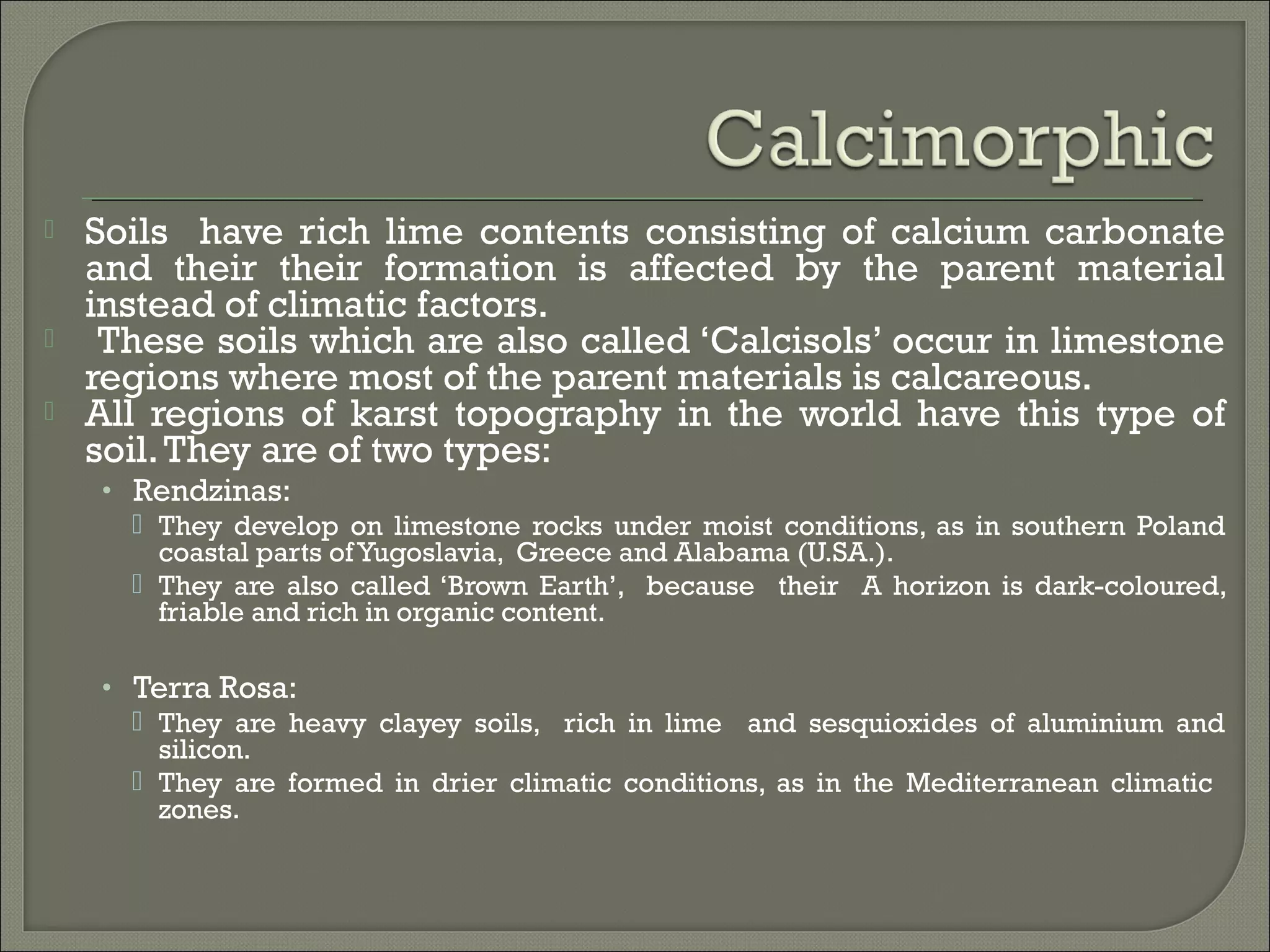 Soil types-1, zonal soil , azonal soil | PPT
