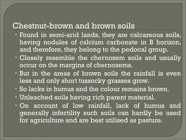 Soil types-1, zonal soil , azonal soil | PPT