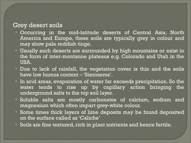 Soil types-1, zonal soil , azonal soil | PPT