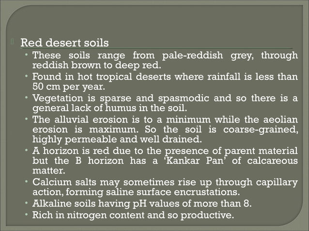 Soil types-1, zonal soil , azonal soil | PPT
