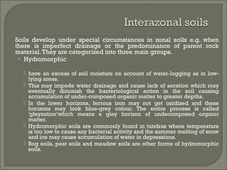 Soil types-1, zonal soil , azonal soil | PPT