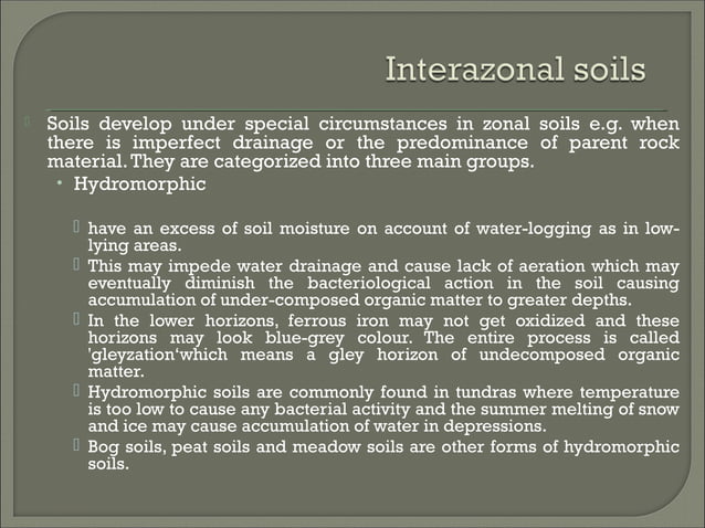 Soil types-1, zonal soil , azonal soil | PPT