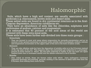 Soil types-1, zonal soil , azonal soil | PPT