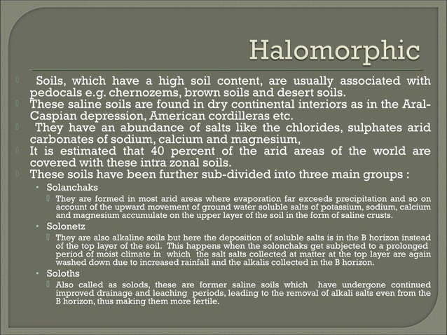 Soil types-1, zonal soil , azonal soil | PPT