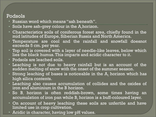 Soil types-1, zonal soil , azonal soil | PPT