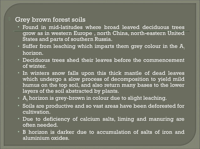 Soil types-1, zonal soil , azonal soil | PPT