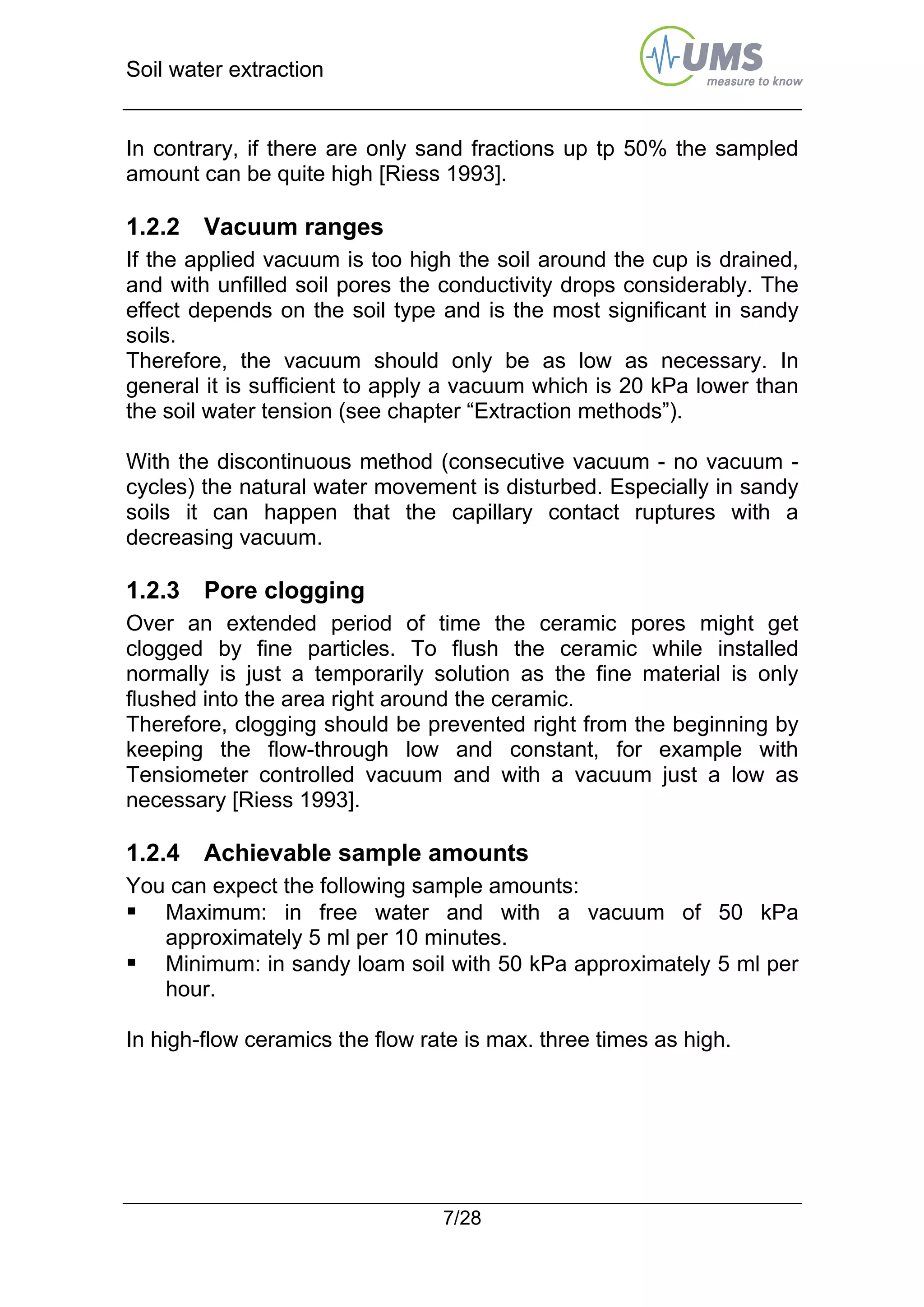 Soil water-extraction-methods | PDF