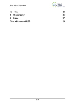 Soil water-extraction-methods | PDF