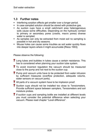 Soil water-extraction-methods | PDF