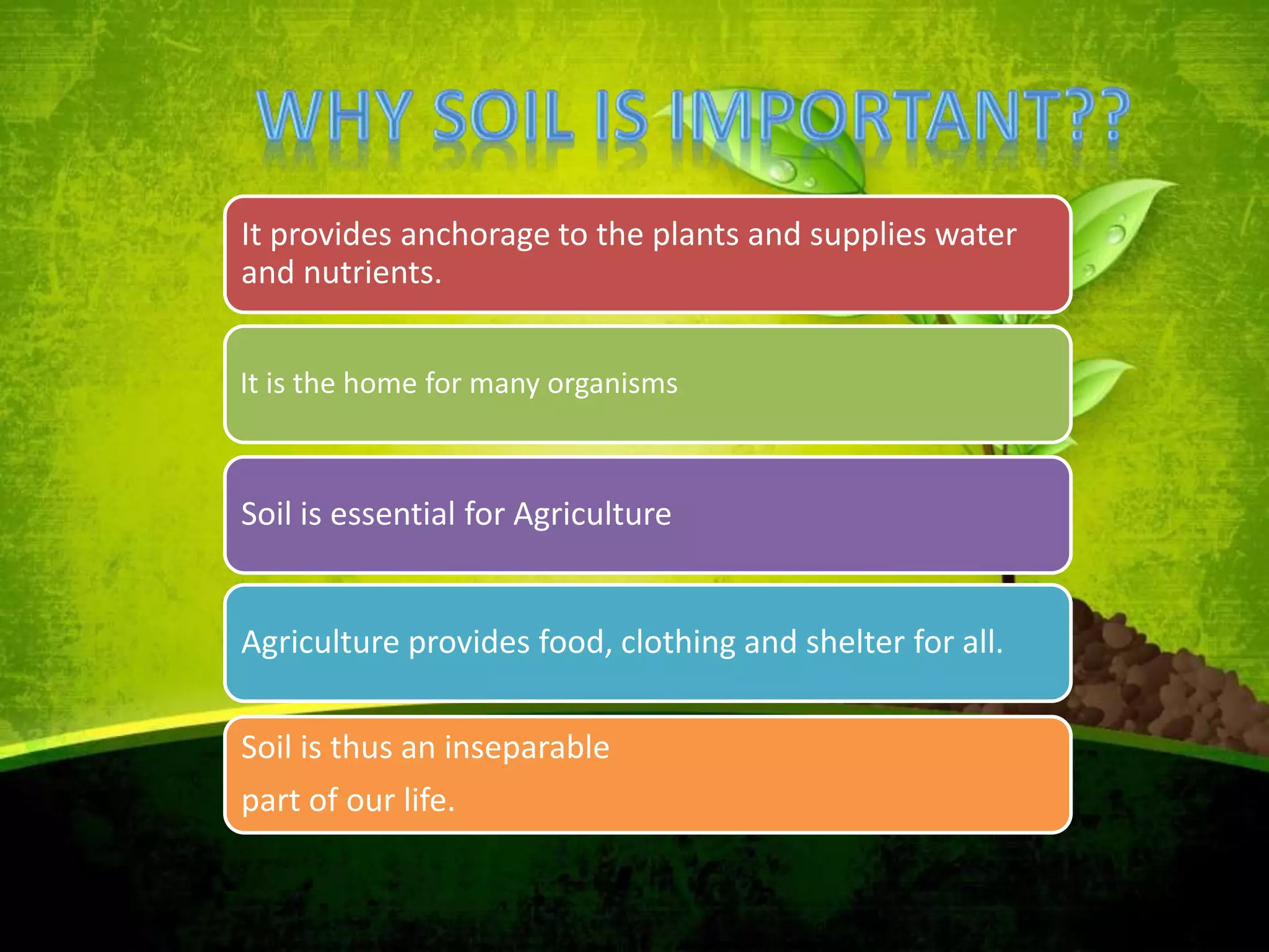 Soil Question And Answers | PPTX