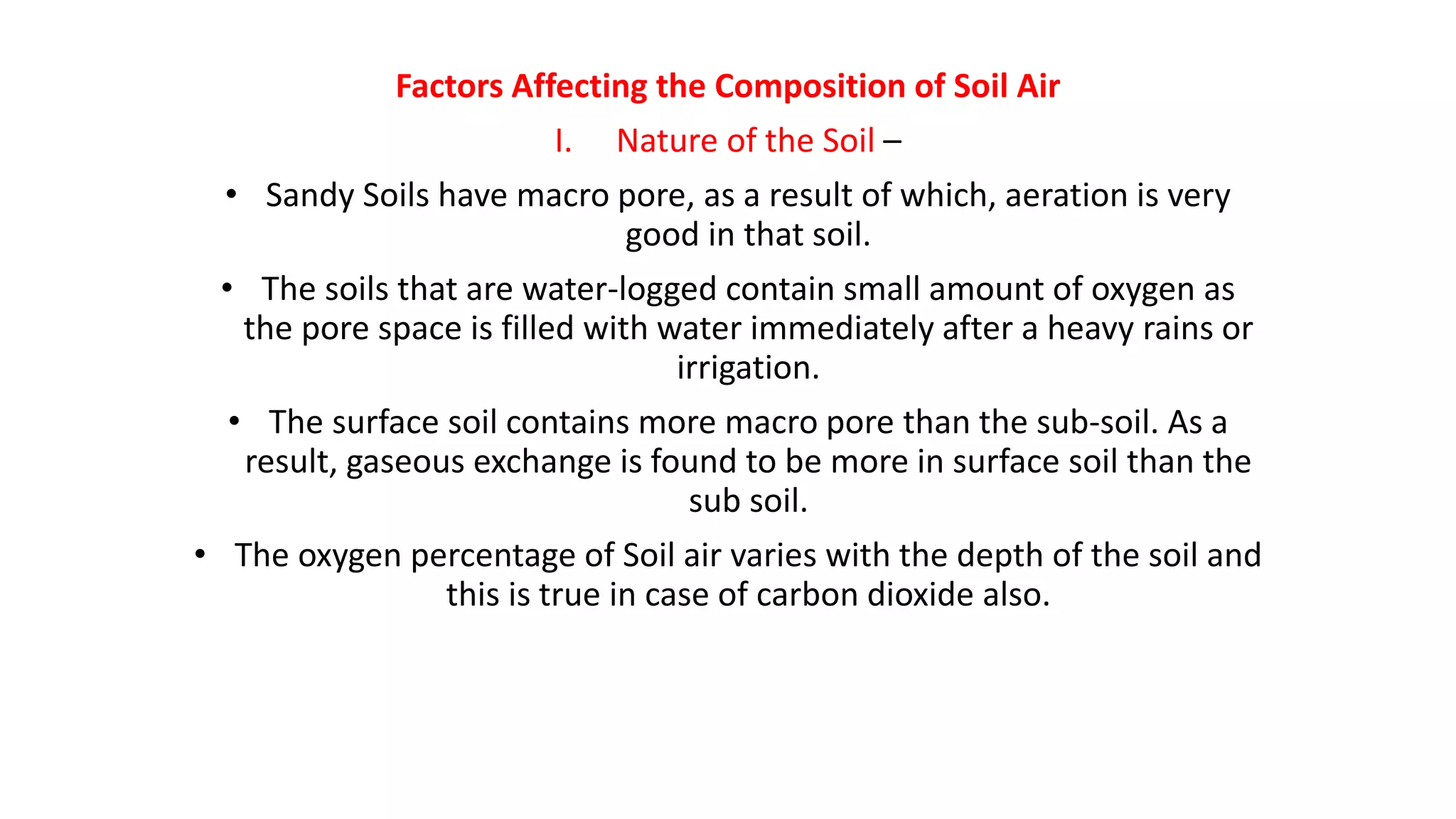 Soil air | PPTX