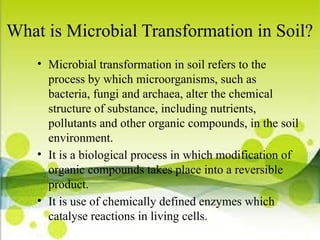 Microbial transformation of phosphorus sulphur and micronutrients in ...