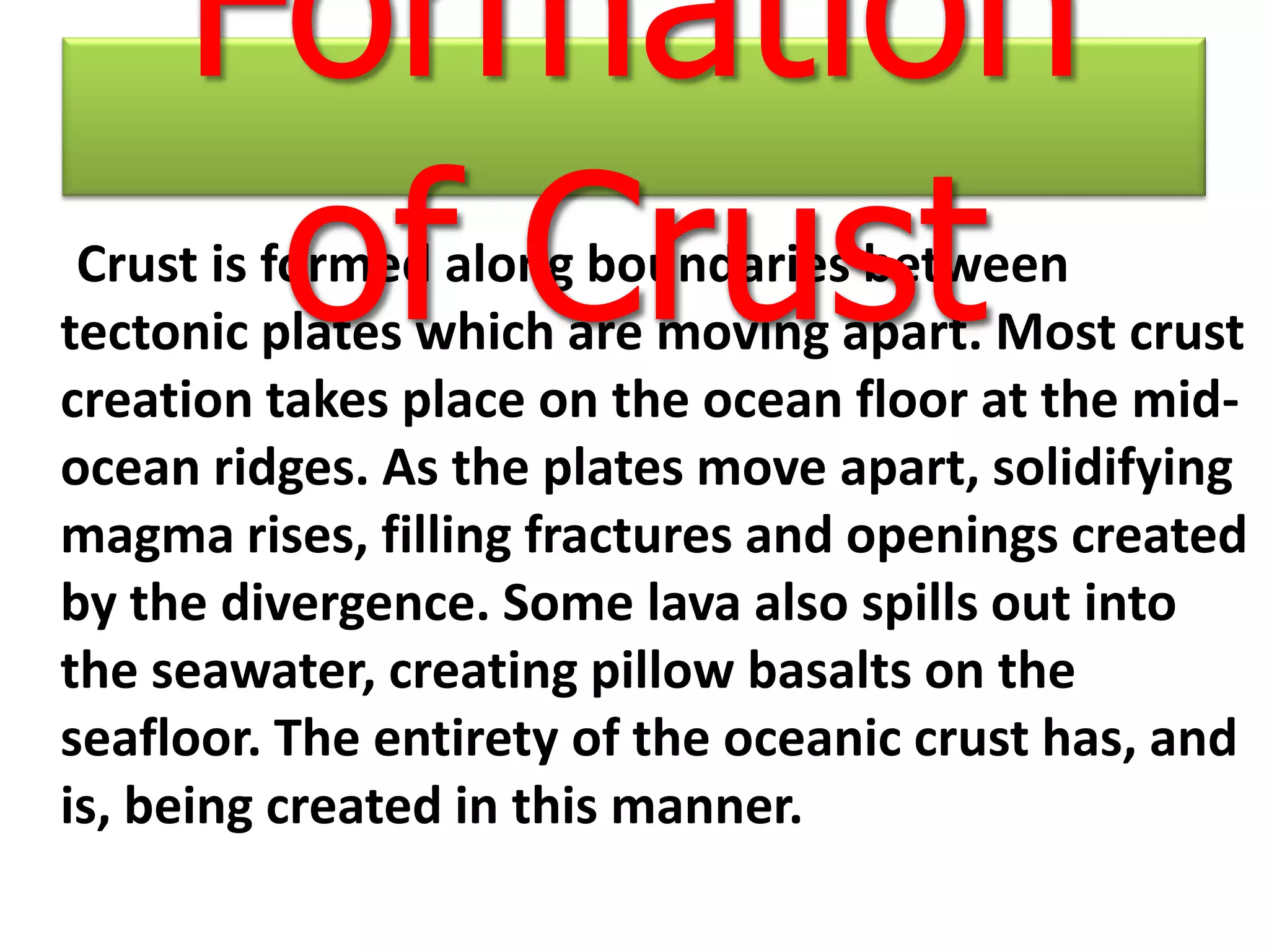 Soil and earth's crust | PPTX
