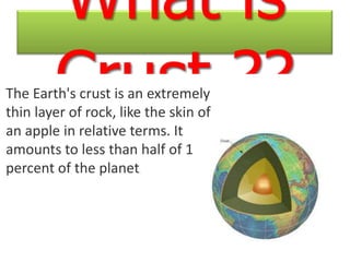 Soil and earth's crust | PPTX