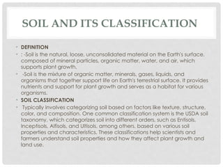 SOIL AND ITS CLASSIFICATION: Construction.pptx