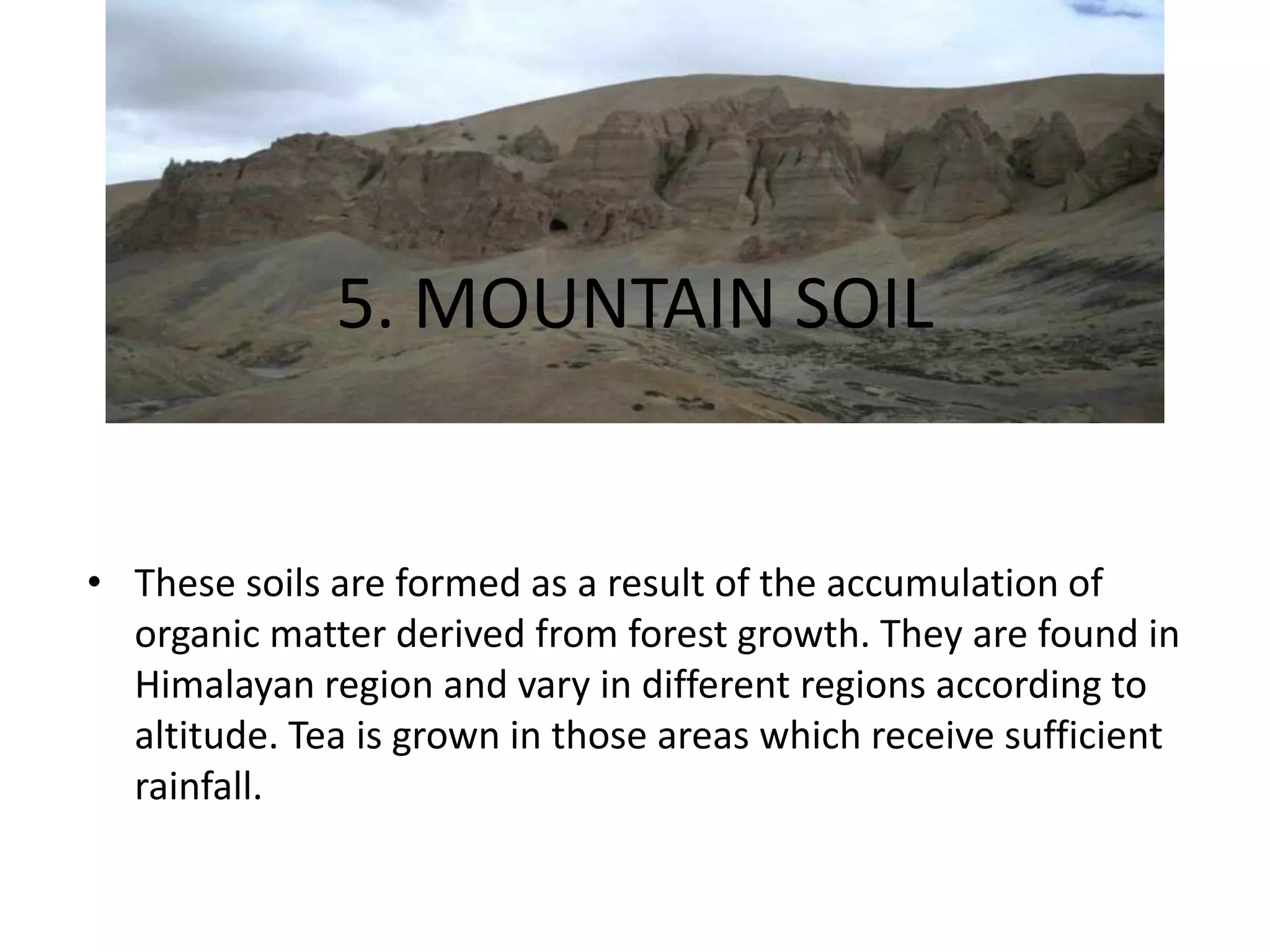 Soil and it’s types in india | PPTX