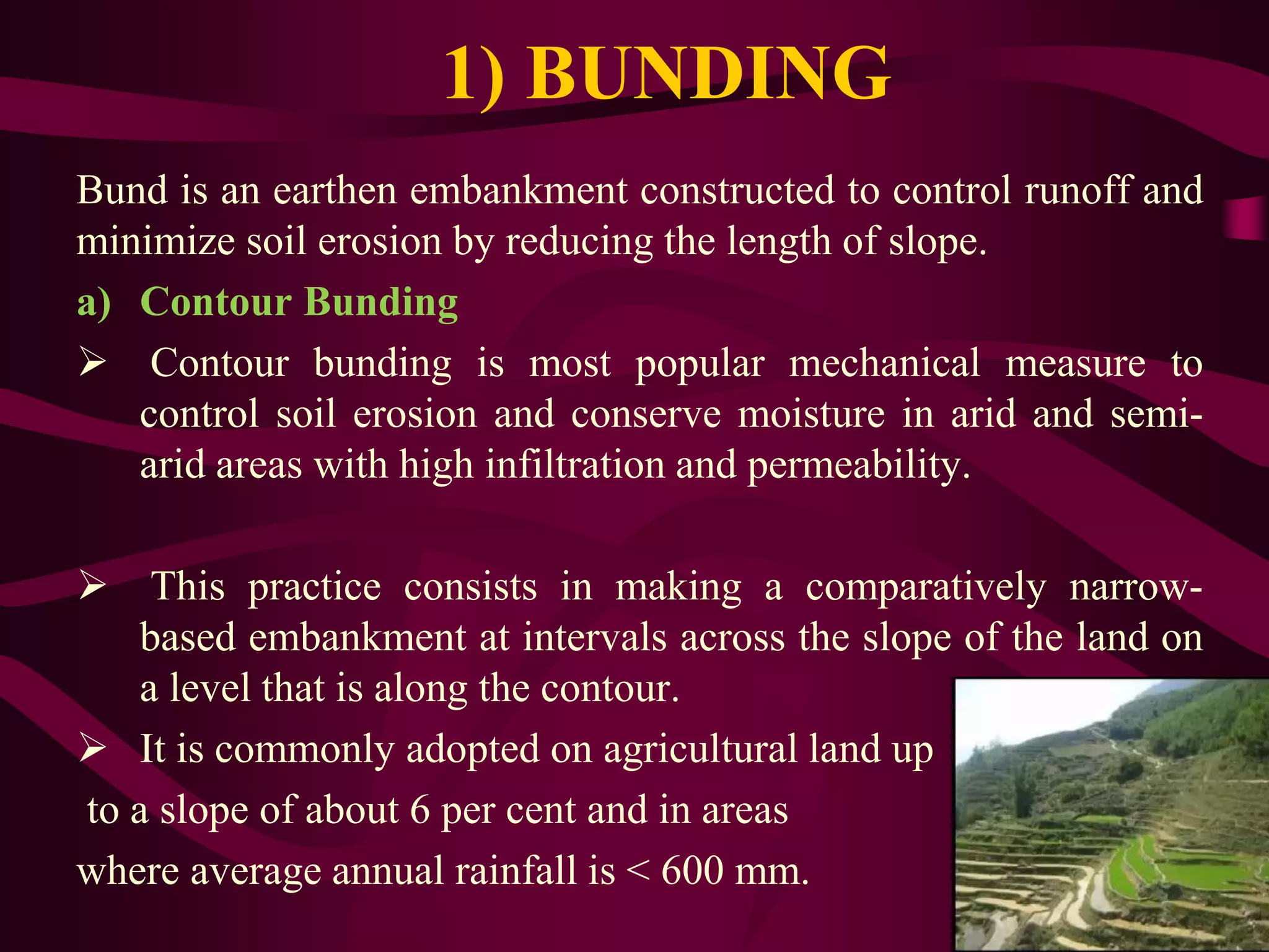 Soil and moisture conservation techniques | PPTX