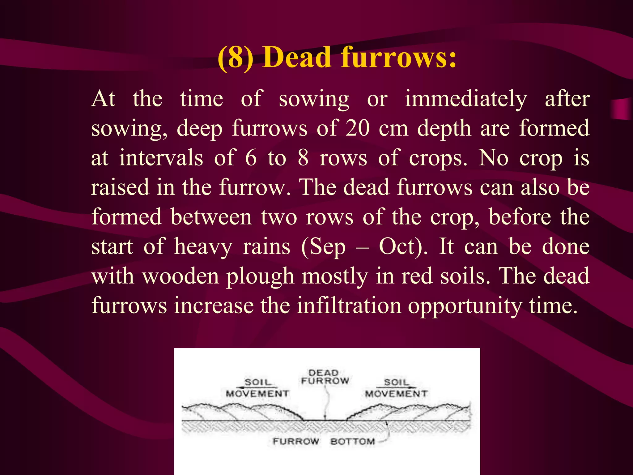 Soil and moisture conservation techniques | PPTX