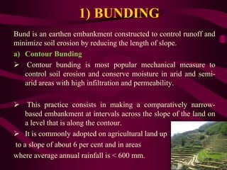 Soil and moisture conservation techniques | PPTX