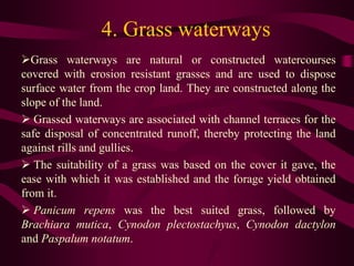 Soil and moisture conservation techniques | PPTX
