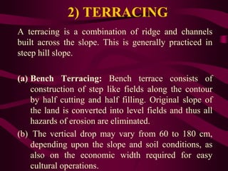 Soil and moisture conservation techniques | PPTX