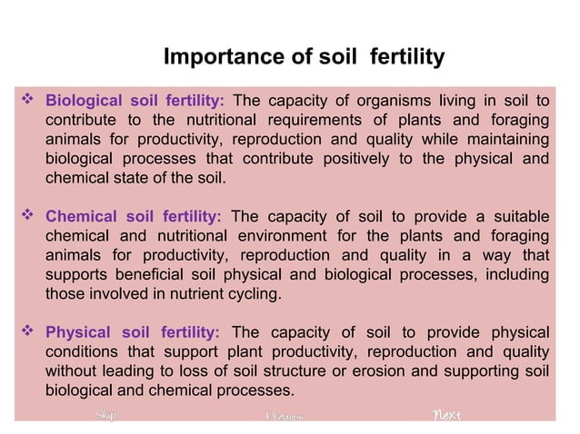 Soil and productivity | PPT