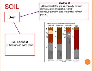Soil and rock for geoscientist and engineers | PPTX