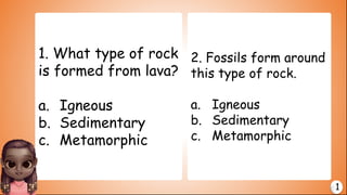Rocks and Soils Quiz | PDF
