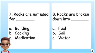 Rocks and Soils Quiz | PDF