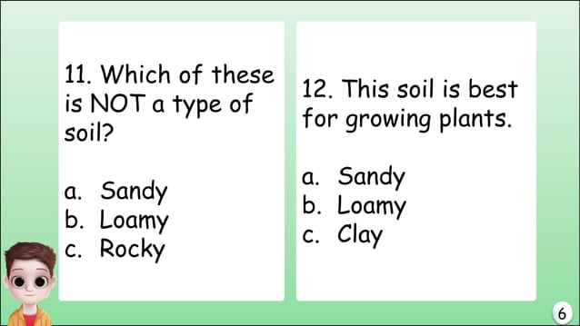 Rocks and Soils Quiz | PPT