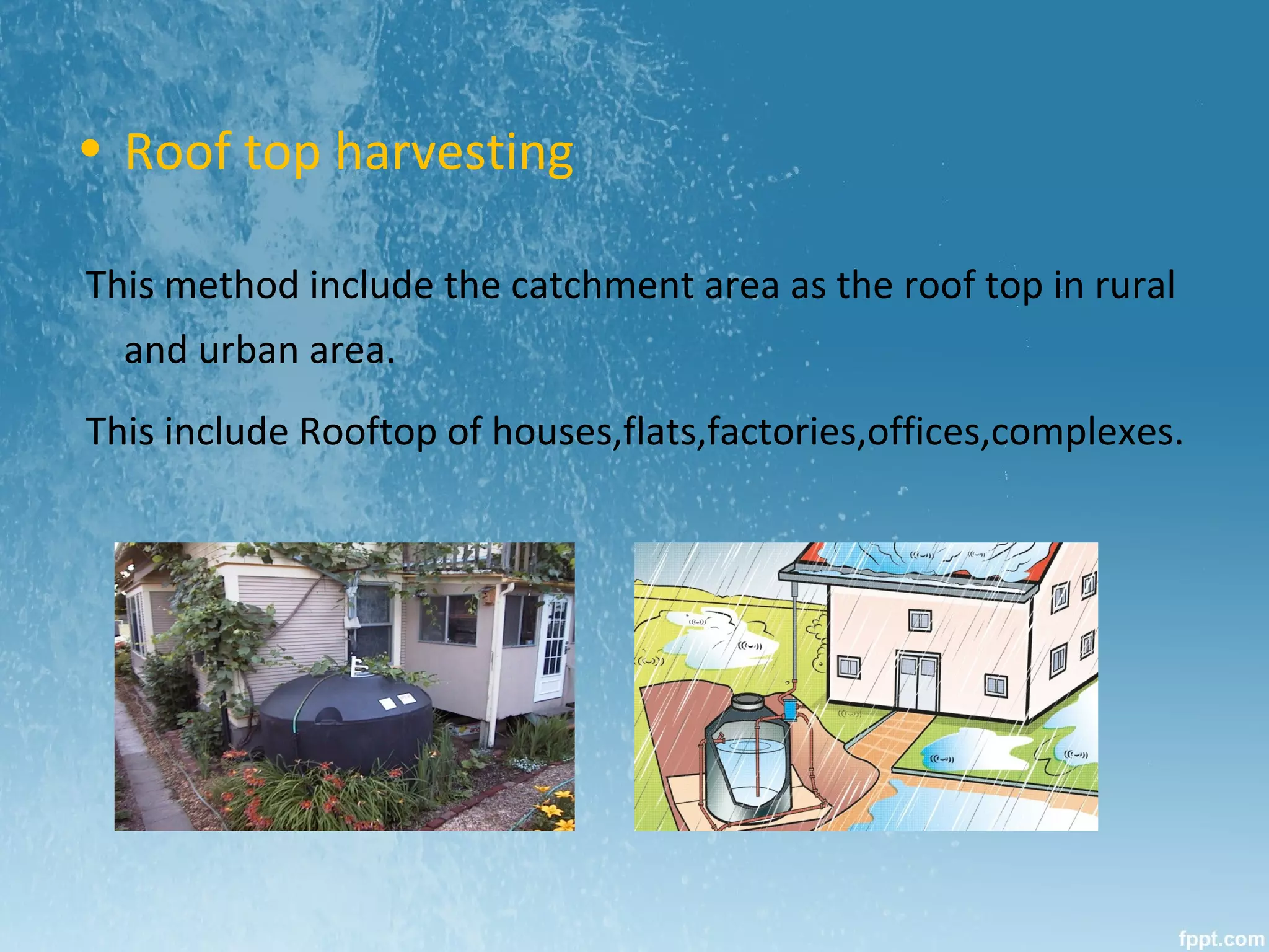 Rain water harvesting | PPT