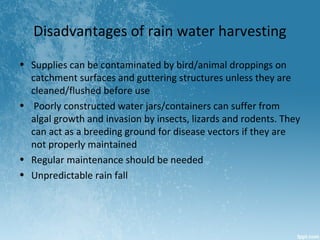 Rain Water Harvesting Methods Ppt