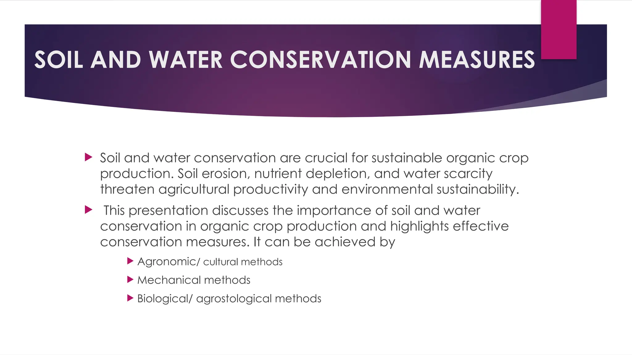 soil and water conservation practices in organic farming.pptx