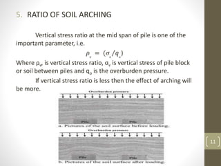 Soil arching in granular soil | PPTX