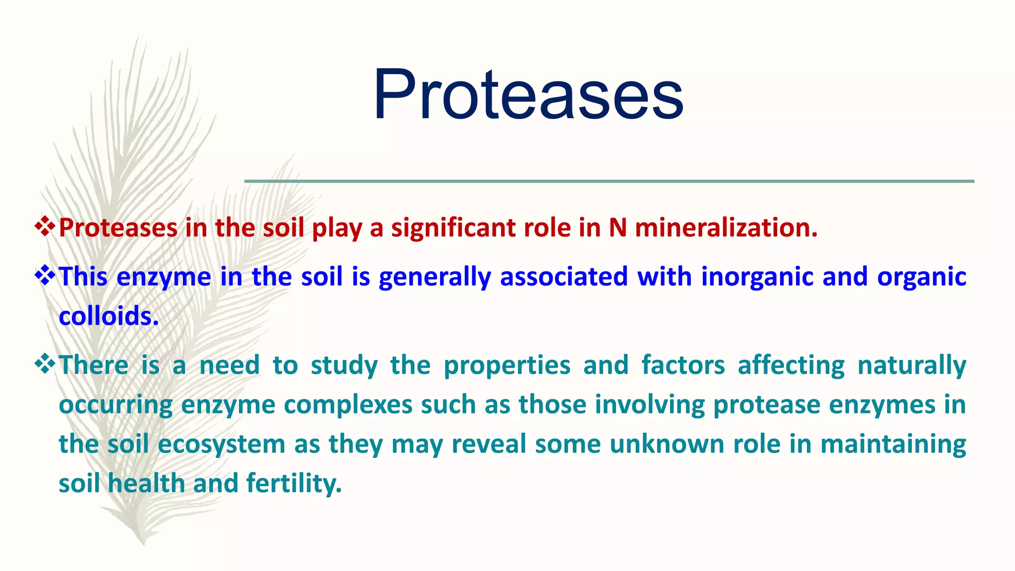 SOIL ENZYMES AND THEIR ACTIVITY | PPTX