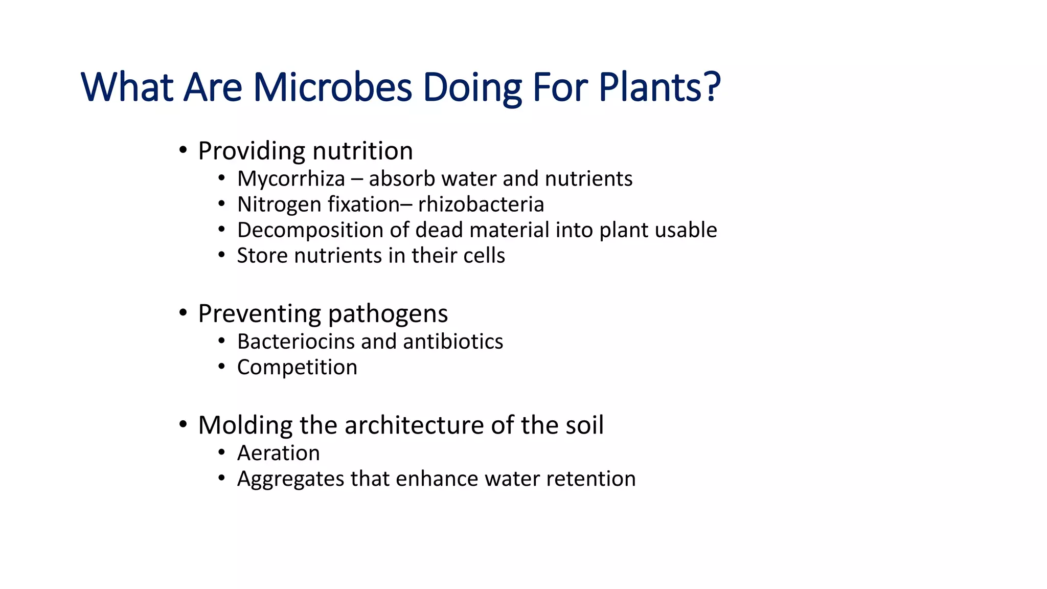 Soil as microbial habitat | PPTX