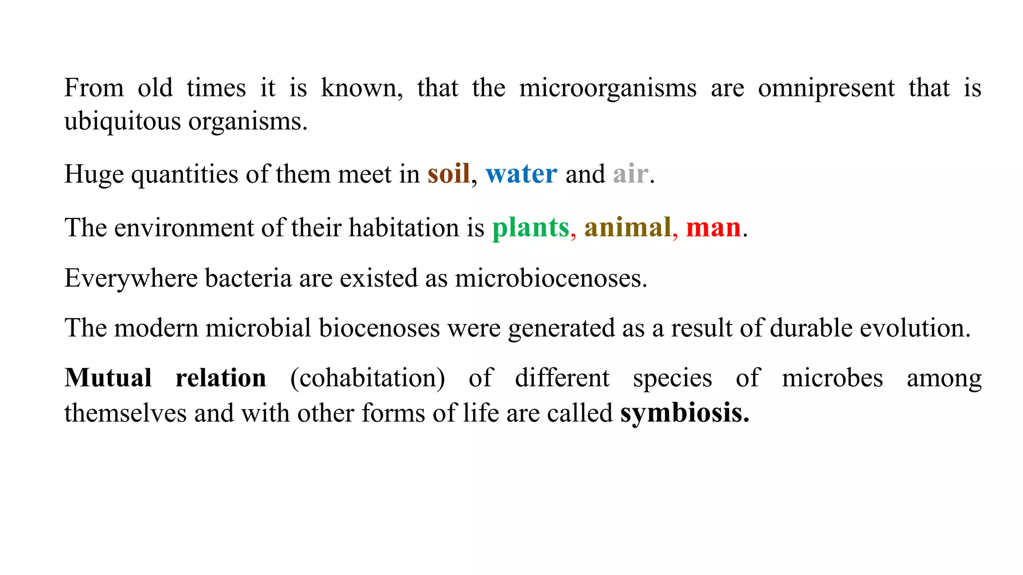Soil as microbial habitat | PPTX